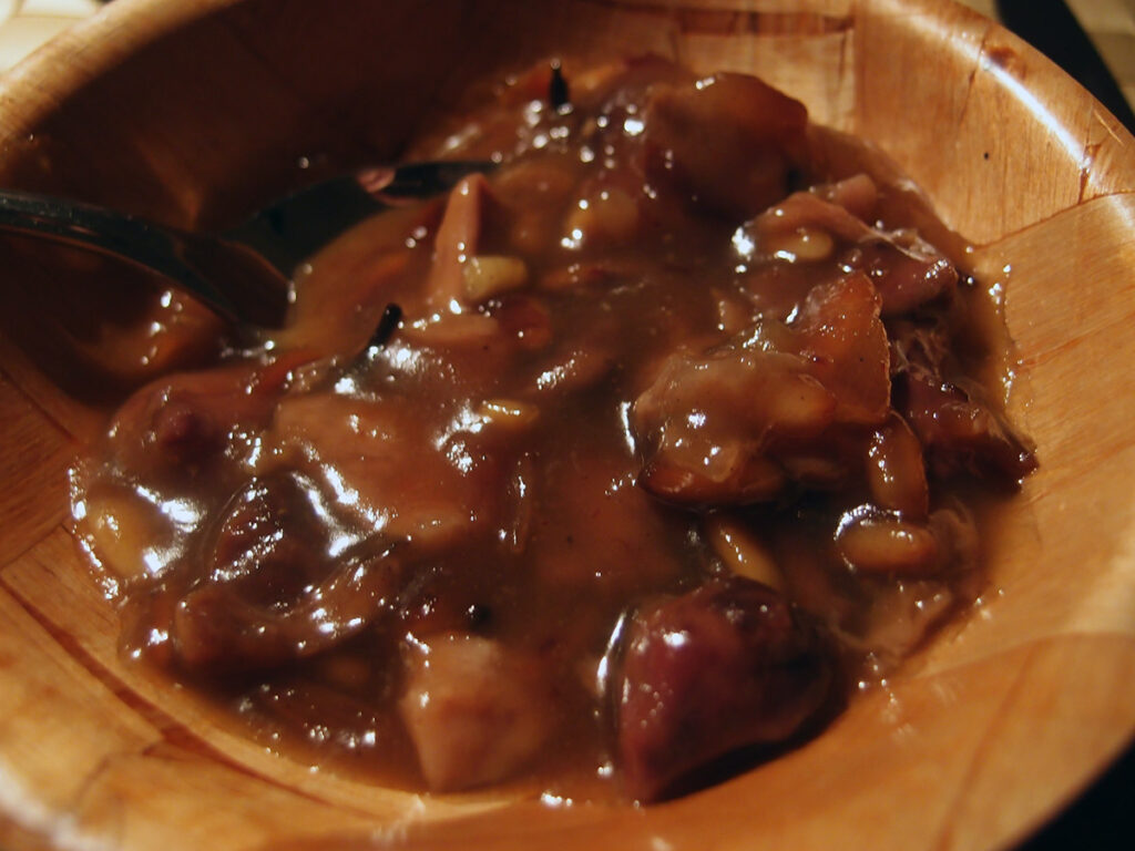 Maumenee - sød ret med fasan og hvidvin - Piskeriset på Eventyr