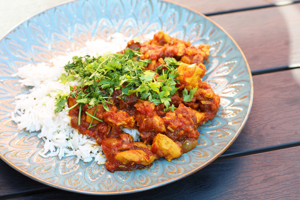 Persisk kylling i abrikossauce - Piskeriset på Eventyr